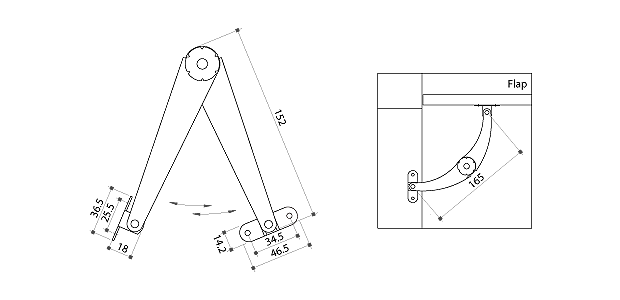 fourwinds - Spring-Action Lid Support