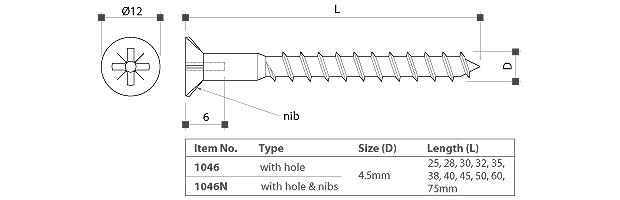 fourwinds - Chipboard Screw