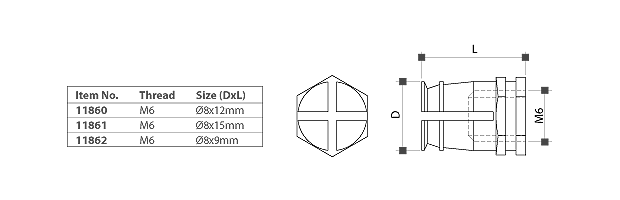 fourwinds - Expanding Insert Nut